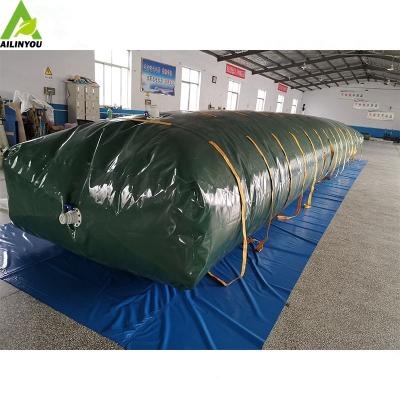 China Military water bladder 20000 litre water tank for transportation on truck or boat for sale