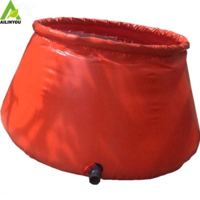 China Ailinyou  Factory Hot Sale Collapsible PVC Water Cans for watering & irrigation 0.1m3~1000m3 for sale