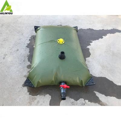 China Light Weight Folding Customized 1000 Liter Pillow Water Storage Tank for Emergency storage Water  on Car or Truck for sale