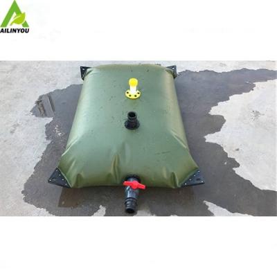China Flexible 100000liter Pvc Tarpaulin Fabric Water Storage Bladders Bags Containers For Wastewater Treatment for sale