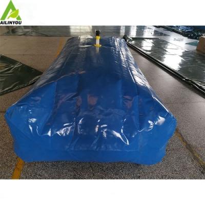 China 50000 Liter Collapsible Pvc/tpu Tarpaulin Fabric Inflatable Pillow Flexible Rain Water Storage Bladder Tanks for sale