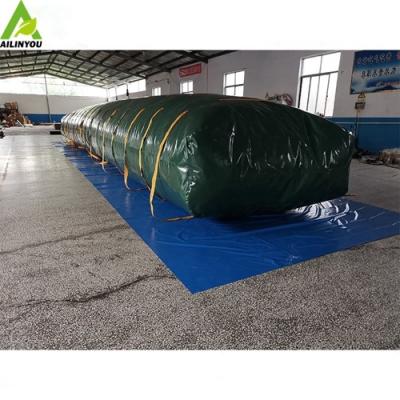 China Military Folding Water Bag 6000L ~200,000Litres  Water Bed Bladder Tank  Water Storage Bladder For Military for sale