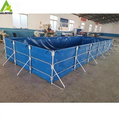 China Factory Direct Sale PVC Tarpaulin Water Tank for Fish and Irrigation 1m3~1000m3 for sale