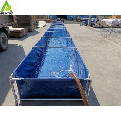 China China Manufacturer Collapsible Fish Holding Tank  Recirculting  Aquacuture Biofloc Tank 60000 Liters for sale