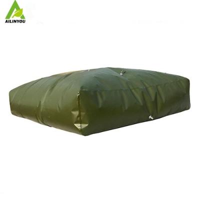 China High Quality  Water Chemical  Storage  Tank 5 Tons  1.5 mm  Thickness 50000L  Tarpaulin  Pillow Flexible Water Storage for sale