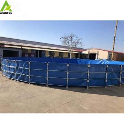 China Large Tanks for Farming Fish PVC Tank Fish Farming Fishing Poly Tank Aquaculture Fish Farming for sale