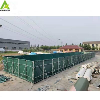 China Folding Aquaculture Tanks Floating Biofloc Ponds Fish Farming Cage Equipment for Fish Farms for sale