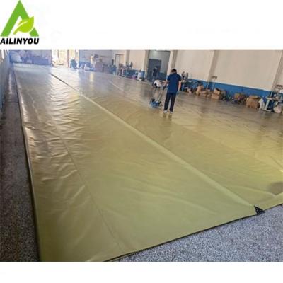 China 25000l Flexible Collapsible Bulk Storage Pillow Biogas Water Tanks Bladder Agricultural Pvc Water Storage Bladder For Ir for sale