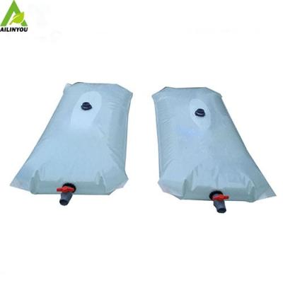 China Collapsible Water Bladder/tank On Truck Base Or Platform  Long Life Flexible Pvc Water Bladder Tank For Farming for sale
