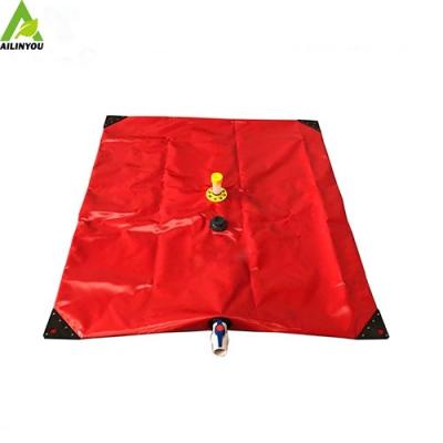 China Hot Sale Flat Water Bladder Tank Foldable Pvc Water Storage Tank Bladders For  Liquid Transportation in Europe for sale
