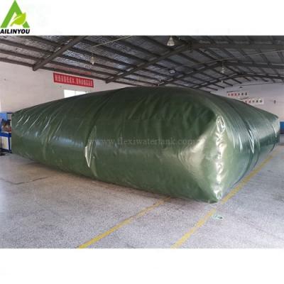 China Chongqing Ailinyou Wholesale Portable Water Tank Flexible Water Bladder Rain Water Tank 100m3 en venta