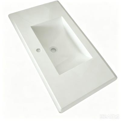 China Odor Free SMC Basin One Piece Molding Fiberglass Wash Basin Eco Friendly for sale