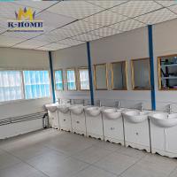 China Prefabricated Sandwich Panel House Light Steel Structure Frame 120kmh Wind Load for sale