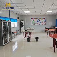 China Prefabricated Sandwich Panel House Light Steel Structure Frame 120kmh Wind Load for sale