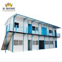 China Temporary Dormitories Insulated Panel House 198.74 sqm Durable Steel Structure Office for sale