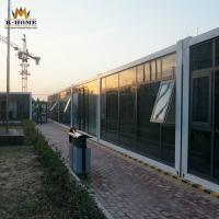 China 20ft Portable Construction Office Modular Building with Complete Drainage System for sale