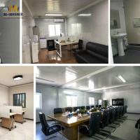 China Sandwich Panel Portable Construction Office Temporary Site Office 50mm Insulation for sale