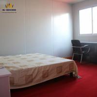 China Modular Container House Emergency Refugee Unit 3000x5950mm Galvanized Steel for sale