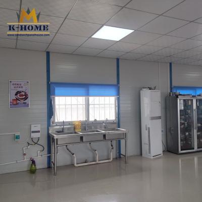 Cina Camera prefabbricata del pannello a sandwich di due storie per la sistemazione di ufficio del cantiere in vendita