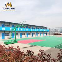 China Two Story K-Type Prefab House Portable Dormitory 634 sqm Fireproof Stable Accommodation for sale