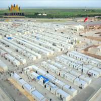 China Modular Container House Emergency Refugee Unit 3000x5950mm Galvanized Steel for sale
