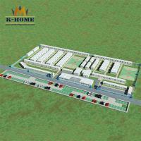 China Flat Pack Portable Classrooms Sandwich Panel Container House Fire Proof 1922 sqm 140 Students for sale