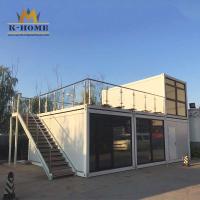 China Portable Container Office with Accommodation 54 sqm Fast Build Modular Design for sale
