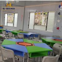 China Movable Flat Pack Container School Portable Classrooms 378sqm for 1105 Students for sale
