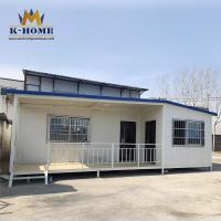 China Modular Prefab Guest House 130 Sqm with Bathroom and Kitchen 2 Bedrooms for sale