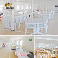 China Prefab Container House for Refugee Camp 5950x3000x2800mm Earthquake Grade 8 for sale