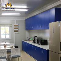 China Homeless Accommodation Prefab Camp Duplex Modular Home 36 sqm Steel Structure for sale