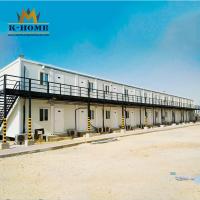 China Homeless Accommodation Prefab Camp Duplex Modular Home 36 sqm Steel Structure for sale