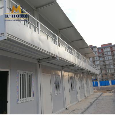 China Flexibel Prefab de Sandwichcomité van het Containerhuis Licht Staalkader Te koop