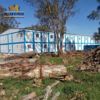 China Prefabricated Modular Container Office Accommodation 2.3mm Galvanized Steel Frame for sale