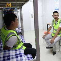 China Portable Flat Pack Container Labour Accommodation 3 Floor Customizable for sale