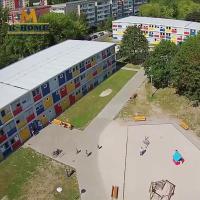 China Three Layers Modular Prefab Portable School Building for sale