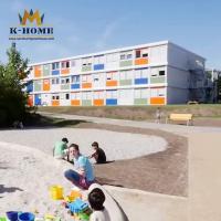 China Students Container School Dormitory Modular Portable Accommodation for sale