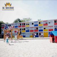 China Flat Pack Container Hostel Prefabricated Dormitory for sale