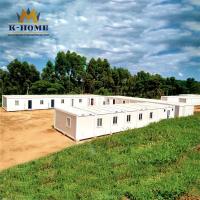 China Temporary Portable Office Container with Toilet 20ft Prefab Modular Building for sale