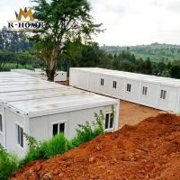 China Portable Container Living Quarters Modular Construction Accommodation 2.3mm Steel Frame for sale
