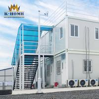 China Modular Prefabricated Container Office 20ft Portable Sandwich Panel House with A1 Fireproof for sale