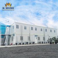 China Stackable Two Storey Office Container Portable Sandwich Panel House 50mm EPS for sale