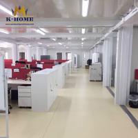 China Temporary Portable Office Container with Toilet 20ft Prefab Modular Building for sale