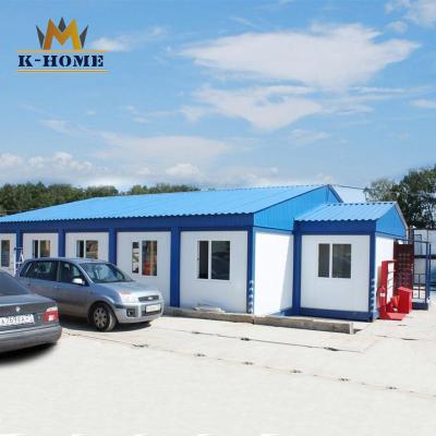 China Temporary Gas Field Staff Housing Modular Container Living Quarters Te koop