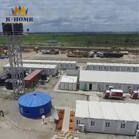 China Temporary Container Camp for Refugees Sandwich Panel House 2.3mm Steel Frame for sale