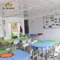 China Full Decoration Portable Modular School Building 6000x3000mm Grade 8 Earthquake Resistant for sale