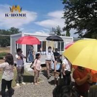 China Portable Knockdown House for Mining Camp 6000x3000mm Flat Roof Container for sale
