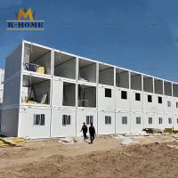 China Transportable Flat Pack Container House Mining Camp Building 3000x5950mm Galvanized Steel for sale