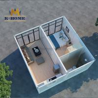 China Quick Assembly EPS Sandwich Panel Container House 36 sqm Workforce Housing for sale