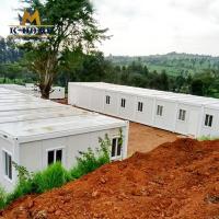 China Temporary Construction Camp Two Bedroom Pre Built Homes 18 sqm Steel Frame for sale